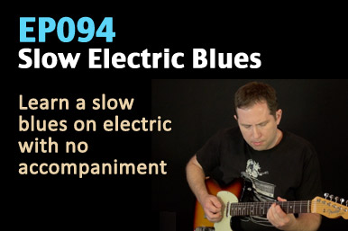 Slow Electric Blues Solo (With No Accompaniment) - EP094