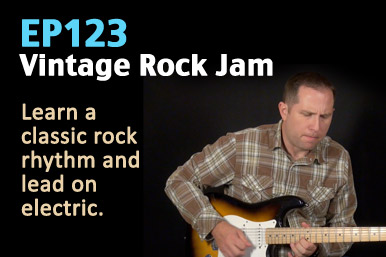 Vintage Jam - Rock Guitar Lesson - EP123