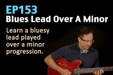 Slow Blues Lead Over a Minor Progression - EP153