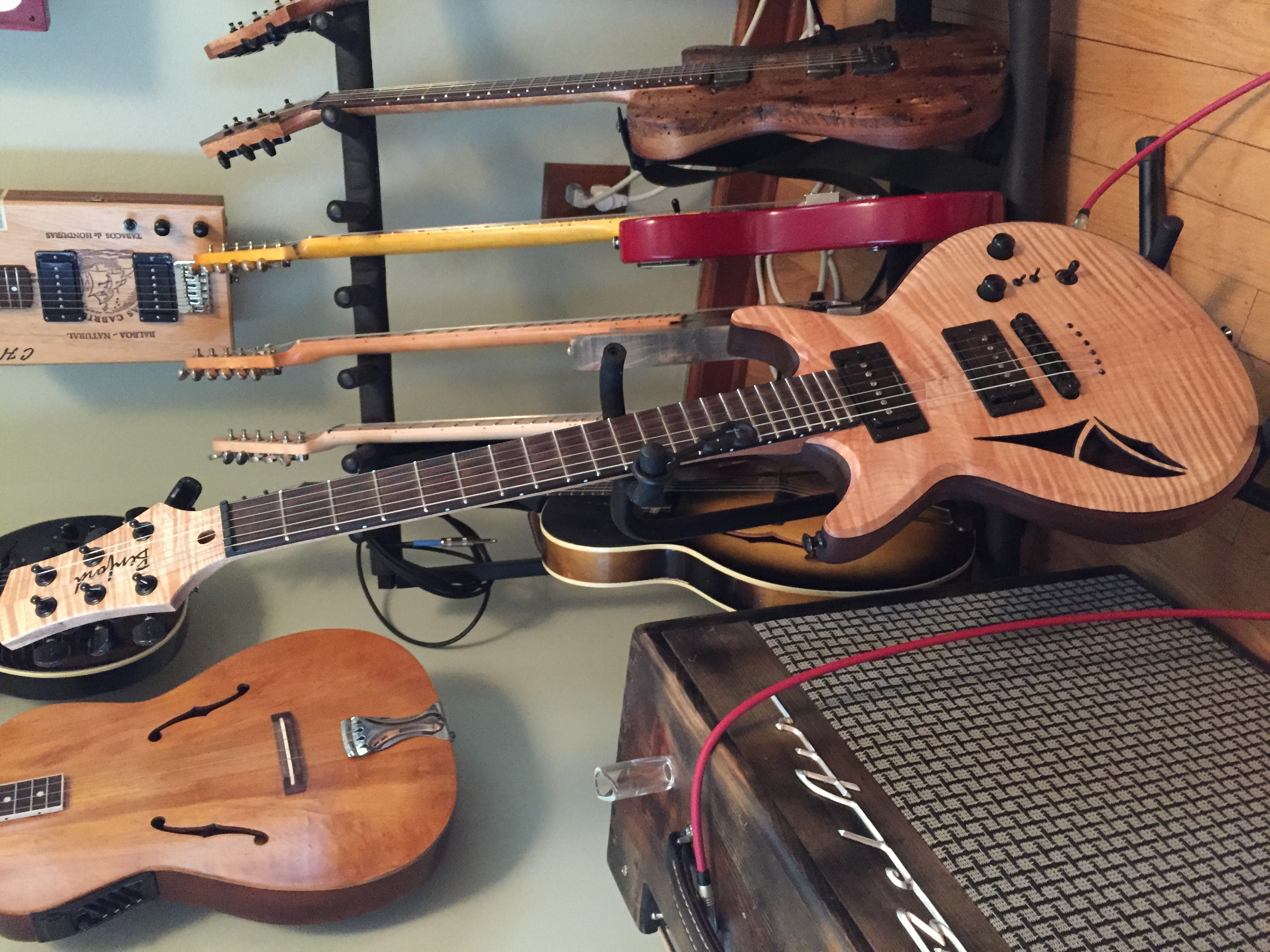 New Guitar Day and a look at my 'studio/guitar room'