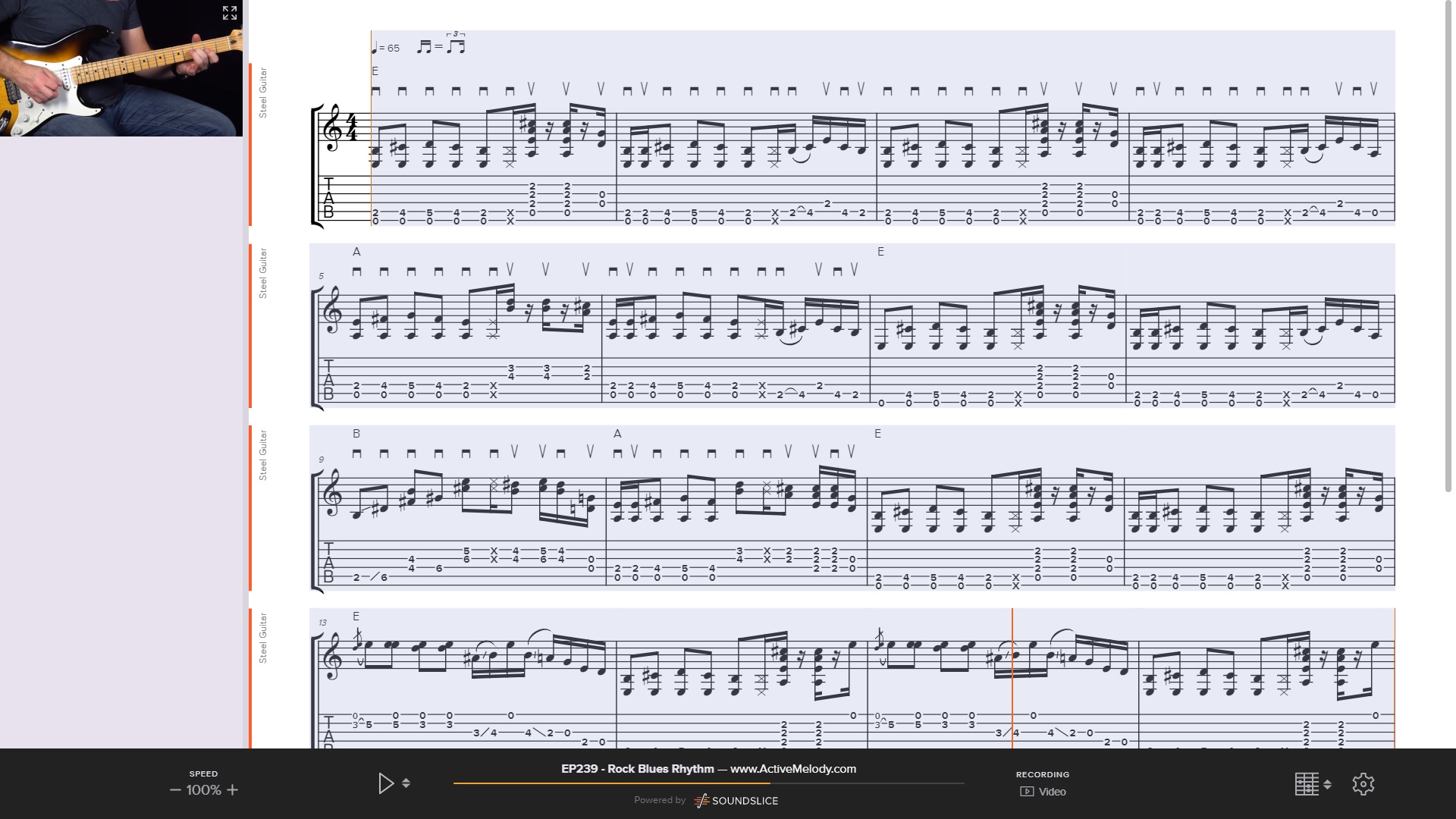 How to use the Loop function in the tab screen