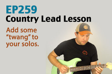 Learn a Classic Country Lead in this Country Guitar Lesson - Add Twang ...