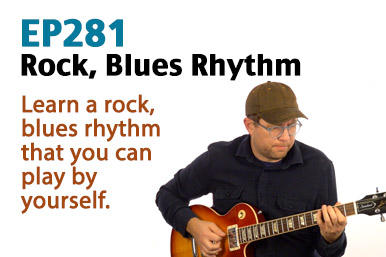Rock, Blues Rhythm (with fill licks) that you can play by yourself on ...