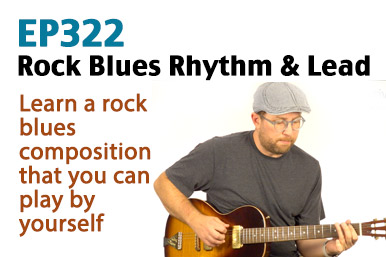 Rock Blues Rhythm and Lead Guitar Lesson That You Can Play By Yourself ...