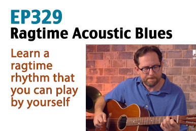 Ragtime Blues Rhythm Played on Acoustic Guitar - Play This One By ...