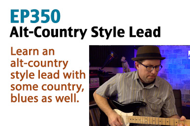 Alt-Country Style Lead Guitar Lesson - EP350