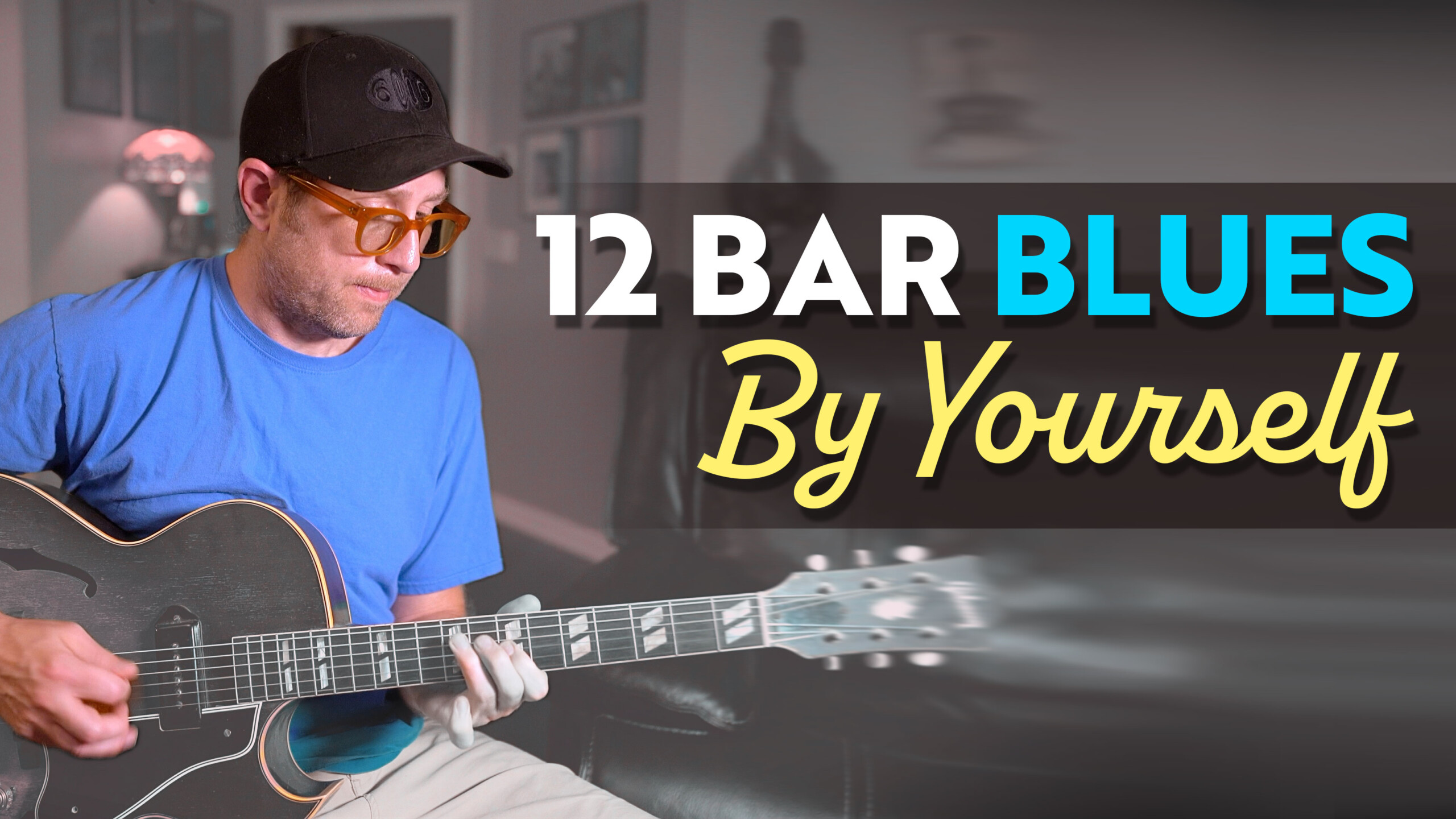 12 Bar Blues Shuffle (by yourself on guitar), played with a pick ...