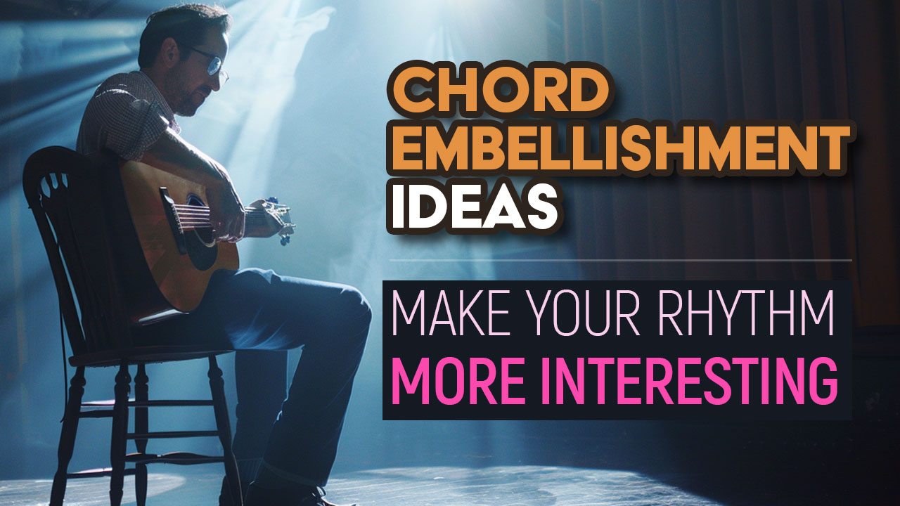 Looking for rhythm ideas? These simple chord embellishments are a game changer. Guitar Lesson ...
