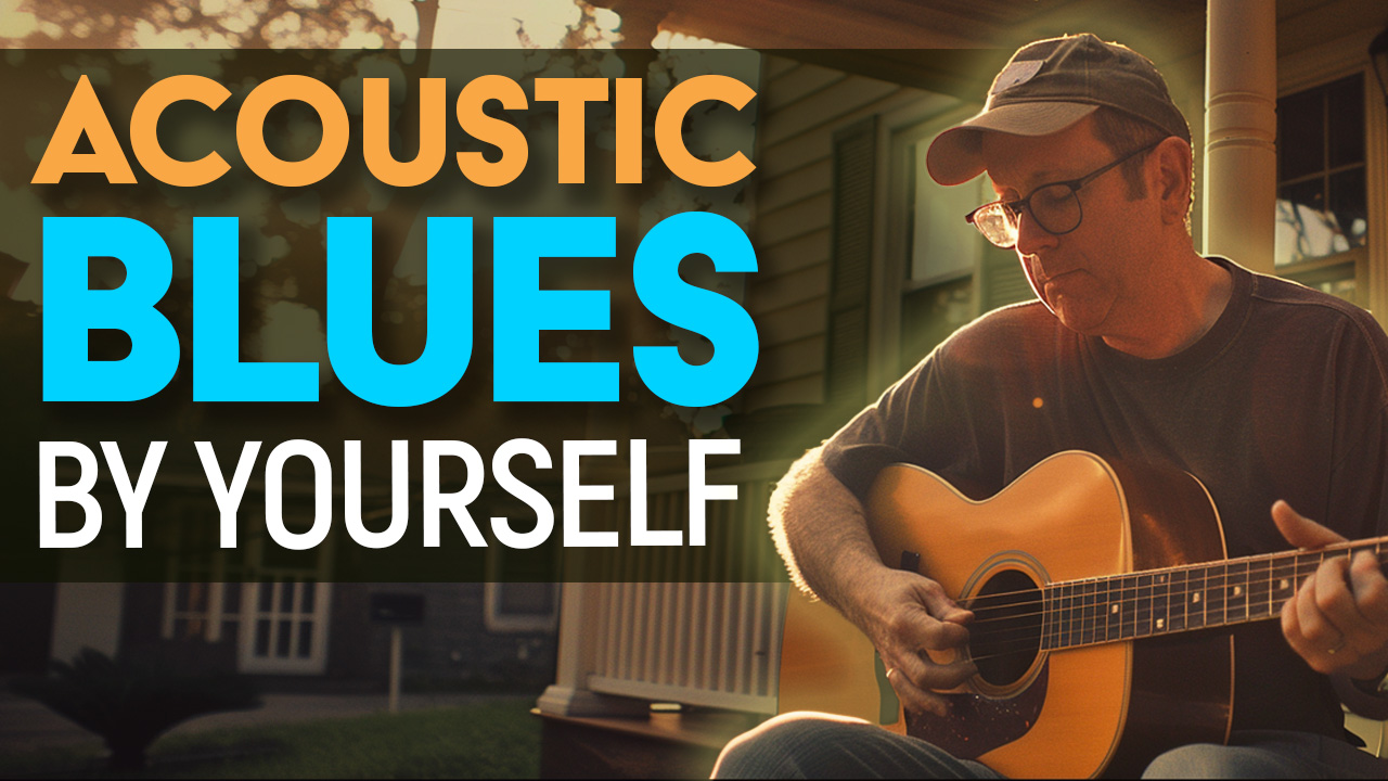 Acoustic blues guitar that you can play by yourself - Guitar Lesson - EP569
