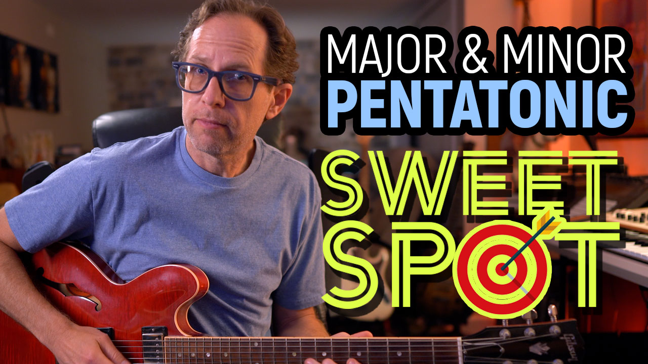 Blending the Major and Minor Pentatonic scales in 1 position - Blues ...